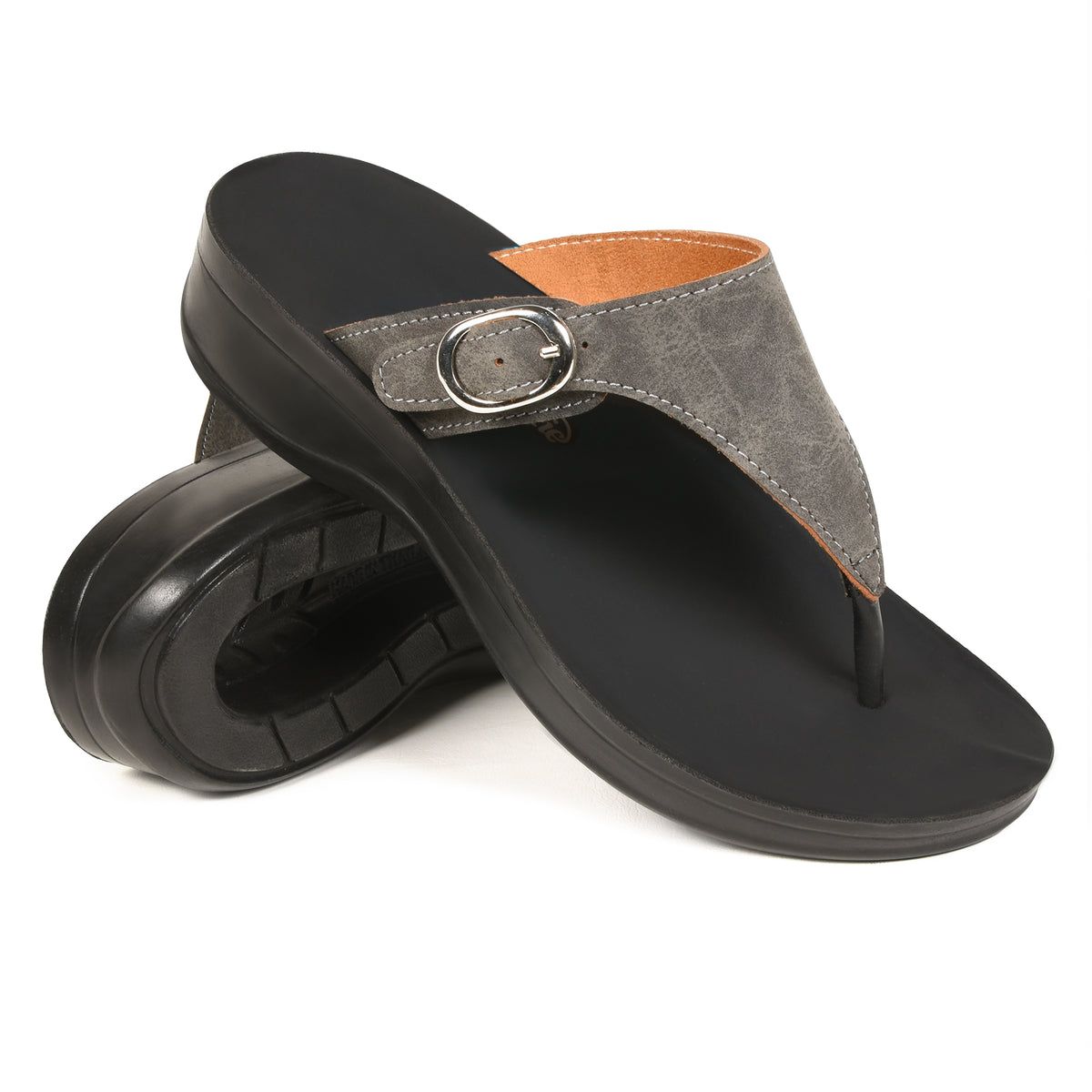 Shale Comfortable Arch Support Flip Flops for Women – Aerothotic
